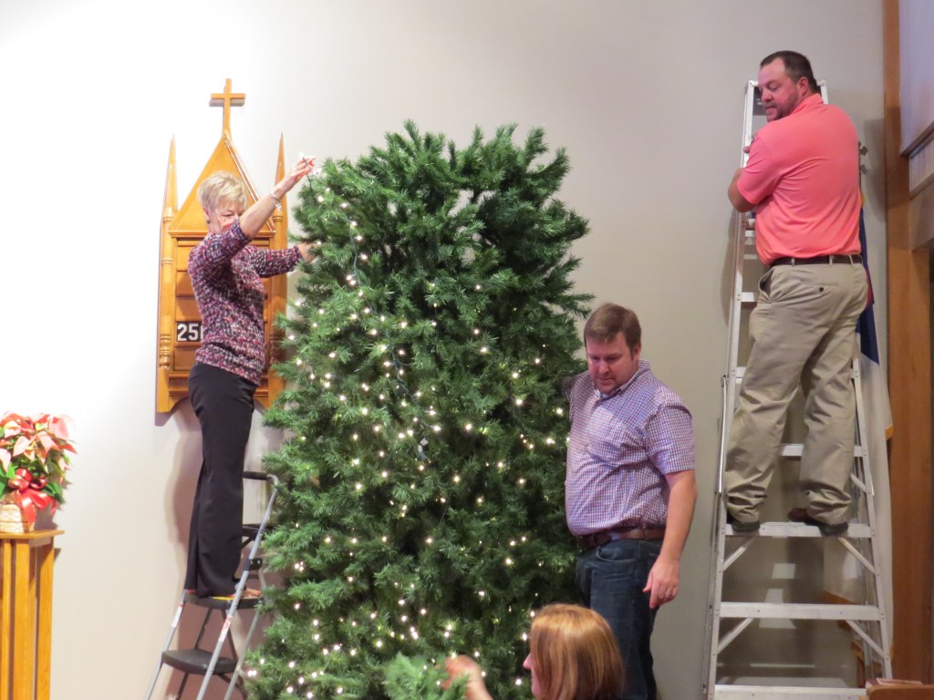 Setting Up the Christmas Tree Part 1 | Martin Luther Lutheran Church